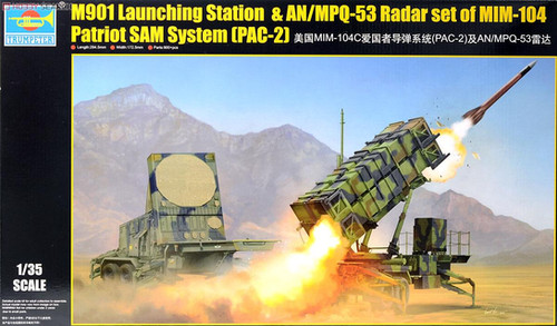 Trumpeter 1:35 01022 ЗРК Пэтриот Patriot: пусковая установка M901 и ...