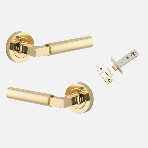 Iver Berlin Lever - Round Rose Passage Kit | Doors First