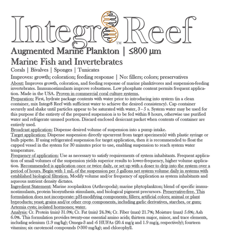 Integr8 Reef 1000 g | Captiv8Aquaculture