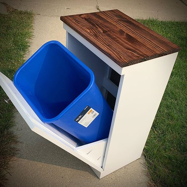 Tilt-out Trash Cabinet | Mysite