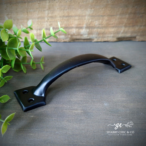 Matte Black Door Handle | Shabby Chic & Co