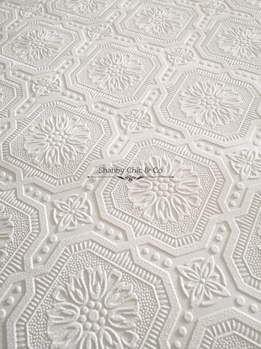 Printable Textured Wallpaper Small Square | Shabby Chic & Co