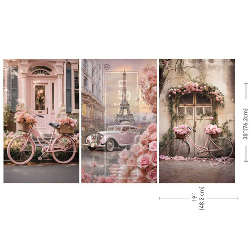 PARISIAN BLOOM HAVEN - 3 Pack Redesign with Prima DECOUPAGE DECOR TIS ...