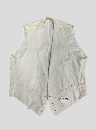 Low Shawl Linen Waistcoat | TMT Museum