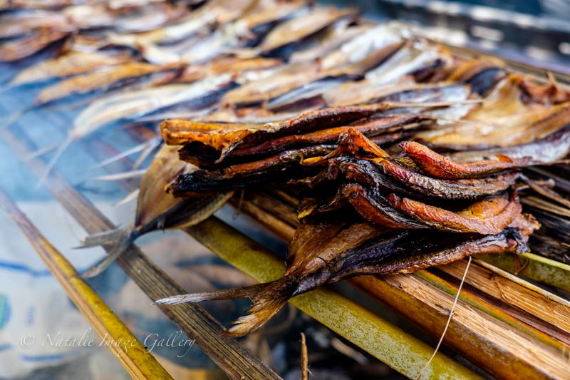 Dried smoked fish