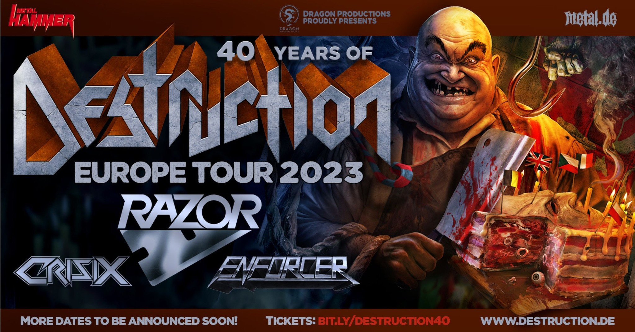 CONCERT : DESTRUCTION EUROPE TOUR | RAVE PARTY TEKNIVAL