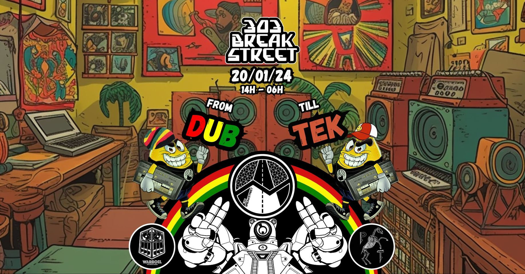303 BREAK STREET present Dub till Tek | RAVE PARTY TEKNIVAL