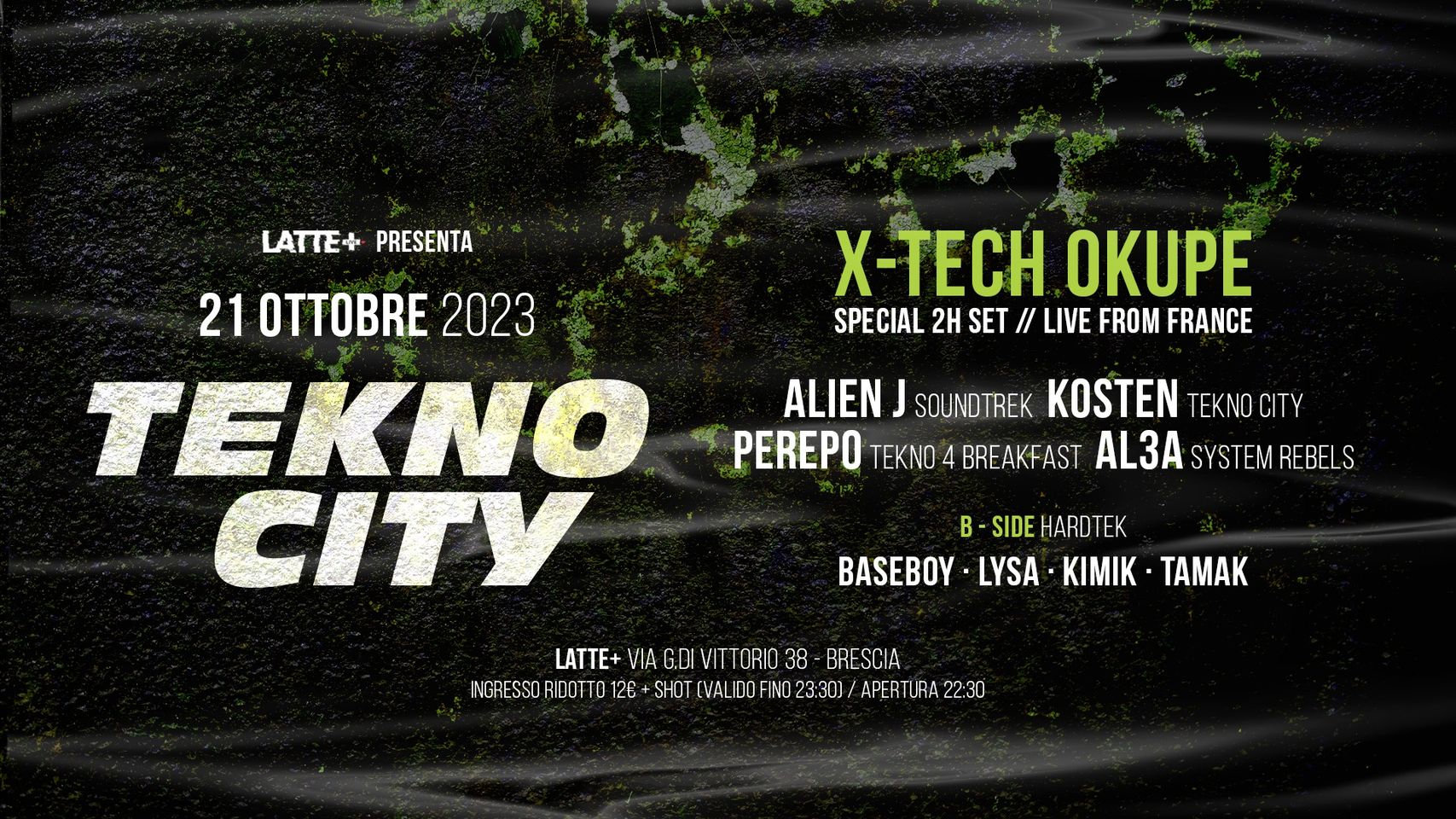TEKNO CITY * X-TECH * OKUPE * ALIEN J | RAVE PARTY TEKNIVAL