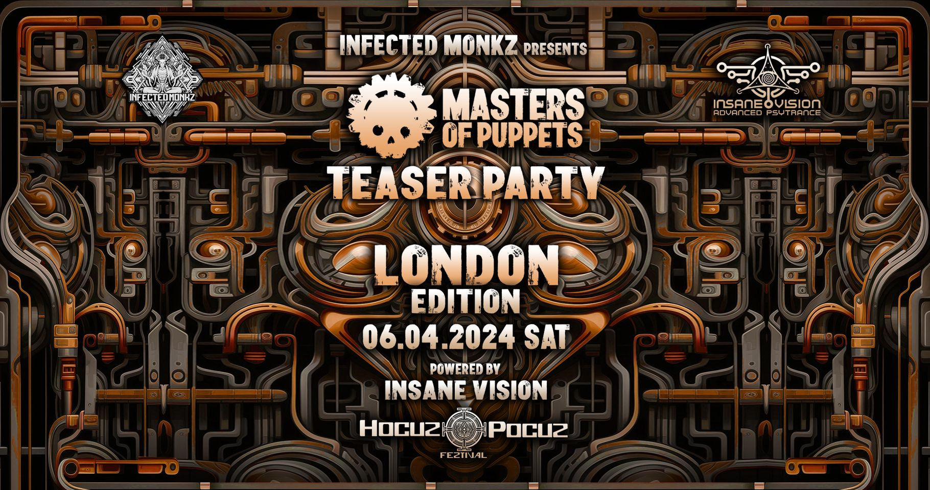 MASTERS OF PUPPETS TEASER LONDON EDITION 2024 | RAVE PARTY TEKNIVAL