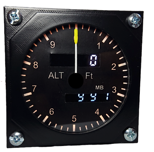 Generic Backup Altimeter | Aircraft Sim Parts