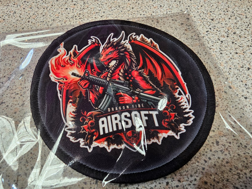 2 for £10 Dragon Fire Airsoft Velcro Patch | Dragon Fire Airsoft