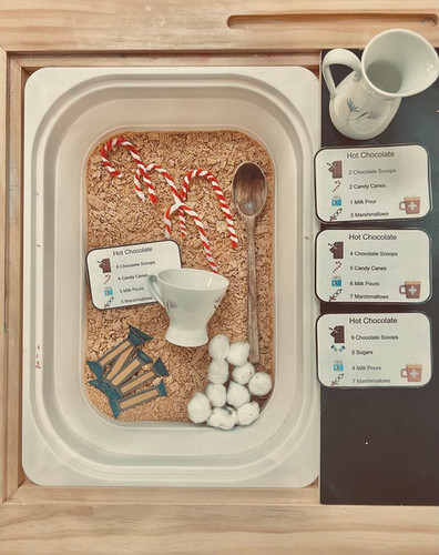 Hot Chocolate Sensory Recipe Cards | Little Breaks
