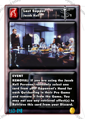 LG3-048 - Jacob Kell - Last Supper | Highlander CCG