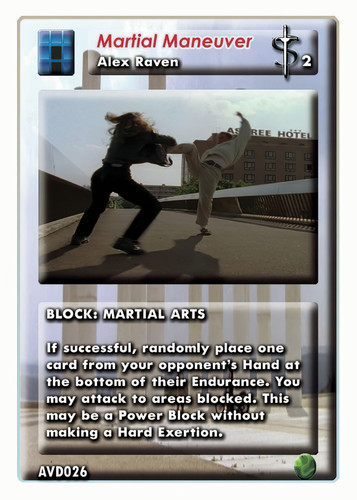 Alex Raven Martial Maneuver | Highlander CCG