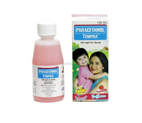 Tempra Paracetamol (for Age 1-5 years old) (Strawberry) | 120ml | The ...