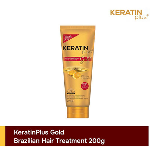 Keratin Plus Intense Brazilian Hair Treatment |200g (Gold Tube) | The ...