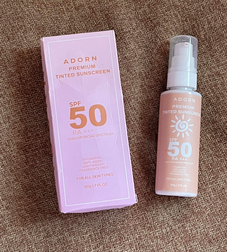Adorn Tinted Sunscreen (new packaging) | The Goddess Beauty