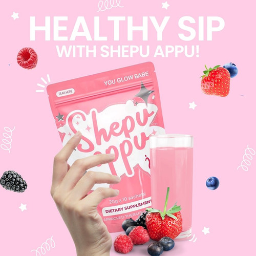 Shepu appu Juice by You Glow Babe | 10 sachets | The Goddess Beauty