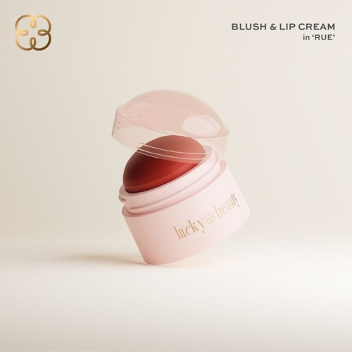 Lucky Beauty Blush and Lip Cream (Rue) | The Goddess Beauty