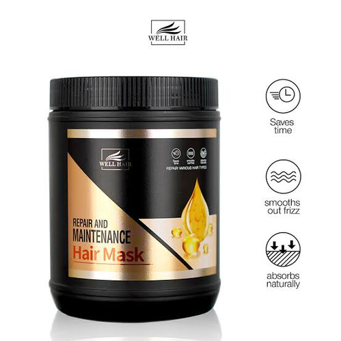 WELL HAIR Repair And Maintenance Hair Mask| 1000g | The Goddess Beauty