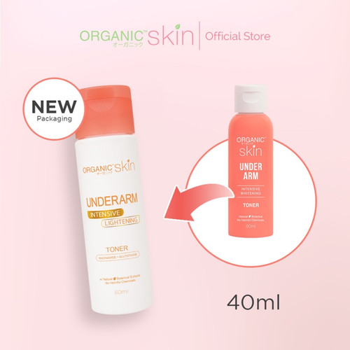 Organic Skin Intensive Whitening Underarm Toner | (60ml) | The Goddess ...