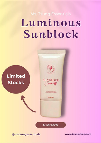Ms Tsung Luminous Sunblock Cream SPF 30 | 30g | The Goddess Beauty