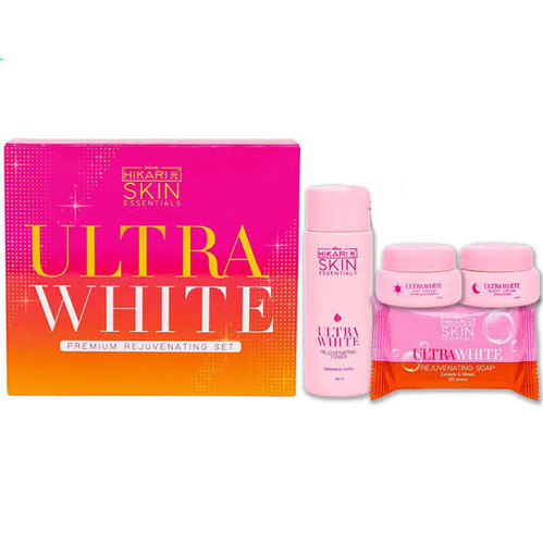 Ultra White Premium Rejuvenating Set by Hikari | The Goddess Beauty