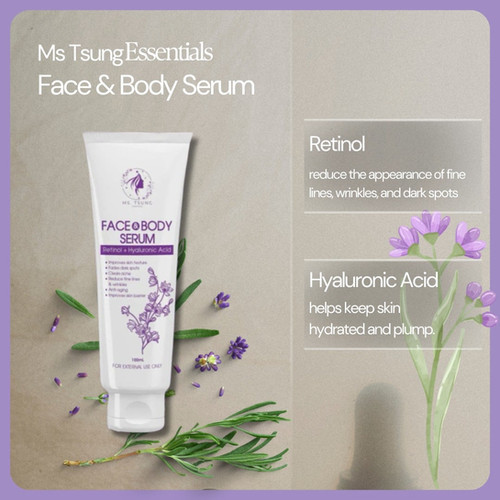 Ms Tsung Face & Body Serum (retinol) 100ML | The Goddess Beauty