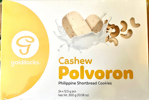 Goldilocks Cashew Polvoron (box) | 300g 24 PCS | The Goddess Beauty
