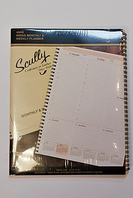 Scully 494W 2026 Wired Monthly & Weekly Planner | Appointments