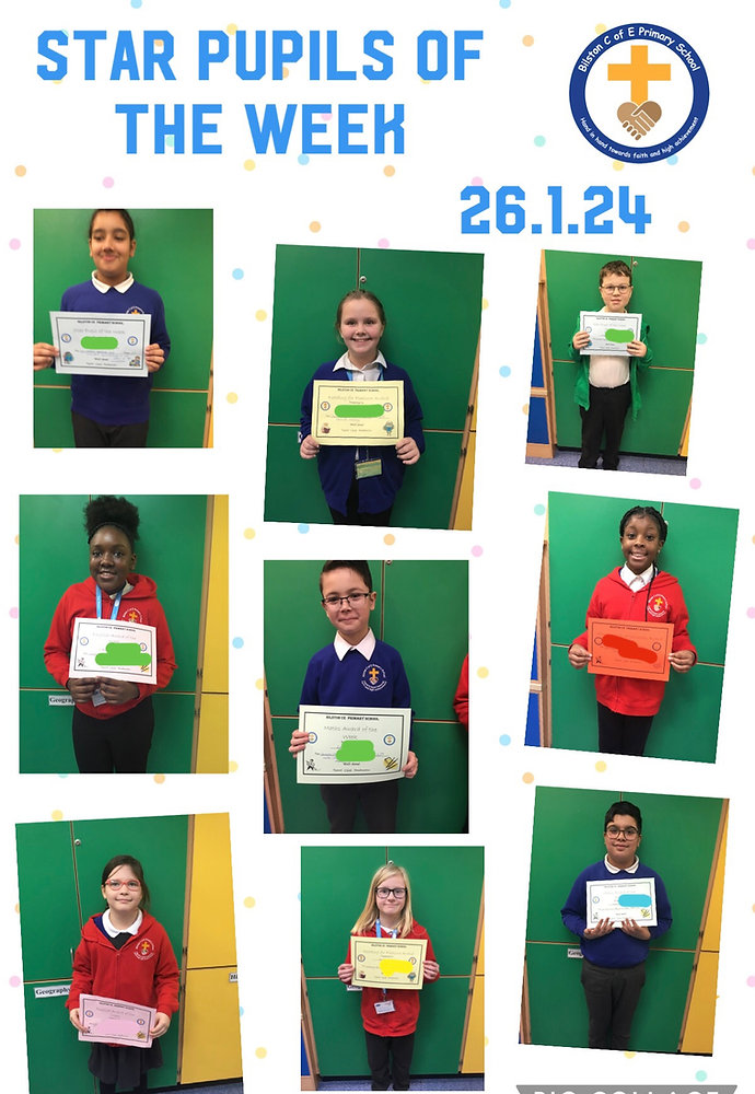 Star Pupils of the Week