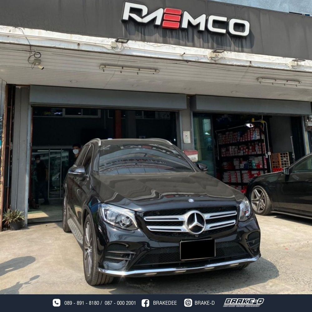 Mercedes Benz W253 GLC250 เปลี่ยนจานเบรก แท้ Mercedes Benz เปลี่ยนผ้า ...