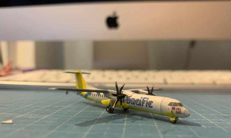 ATR42 / ATR72 | paper model template download | little_model_airport