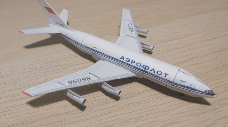 Ilyushin Il-86 & Il-96 | paper model template download | little_model ...