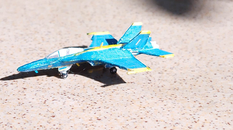 Boeing F-18E/F | paper model template download | little_model_airport