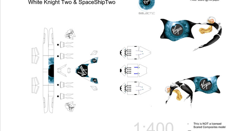 Spacecraft | paper model template download | little_model_airport