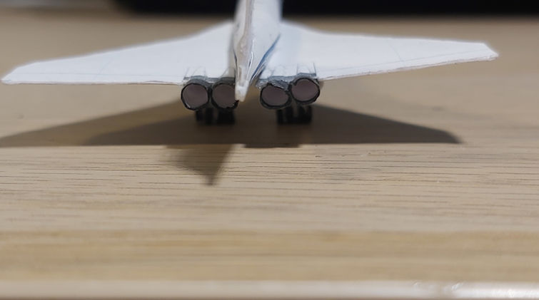 Concorde | paper model template download | little_model_airport