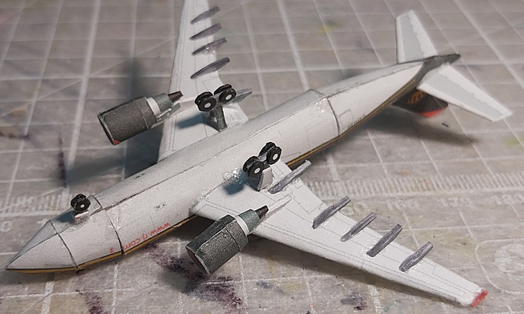 Airbus A310 | paper model template download | little_model_airport