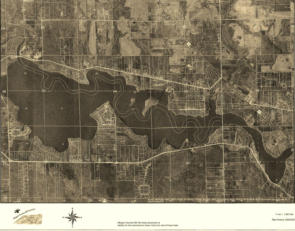 A dry lakebed once called Lake Allegan | Lake Allegan Assoc