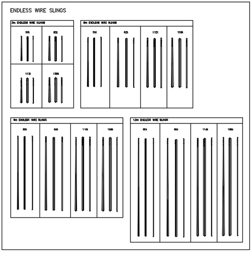 Endless wire slings (grommets) | PCS