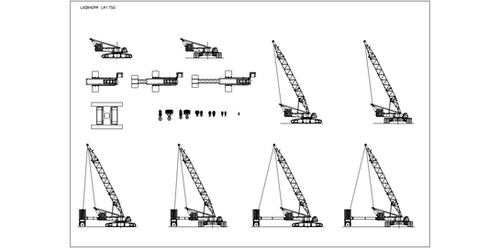 Liebherr LR 1750 750t crawler crane | PCS
