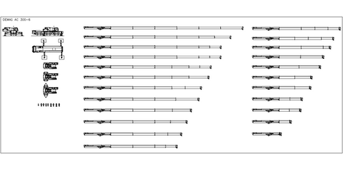 Demag AC300-6 300t all terrain crane | PCS