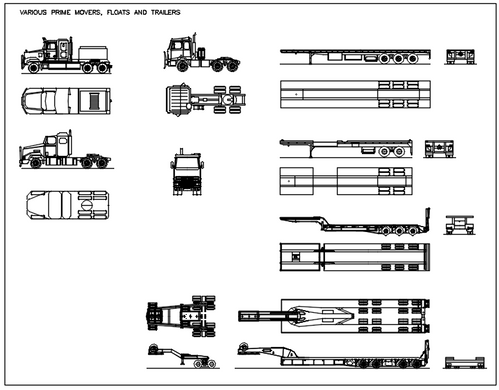 Various transport drawings | PCS