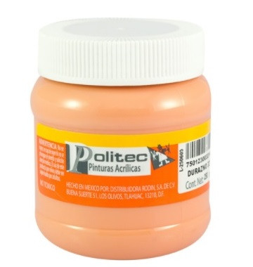 PINTURA ACRILICA POLITEC DURAZNO 331 250ML | Mark Soluciones D
