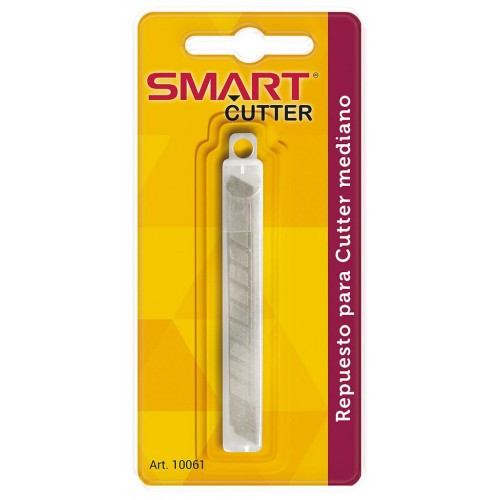 REPUESTO NAVAJA CUTTER MEDIANO SMART 10061 10P | Mark Soluciones D