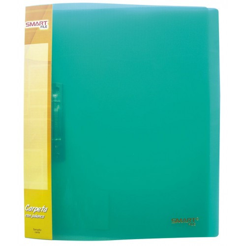 FOLDER PLASTICO CON PALANCA CARTA SMART 22115 VERDE | Mark Soluciones D