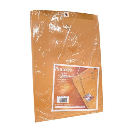 SOBRE MANILA CON BROCHE CARTA CANSA 1206-B 25P | Mark Soluciones D