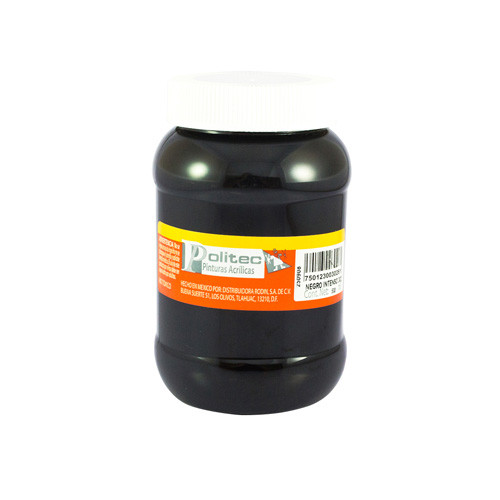 PINTURA ACRILICA POLITEC NEGRO INTENSO 302 100ML | Mark Soluciones D