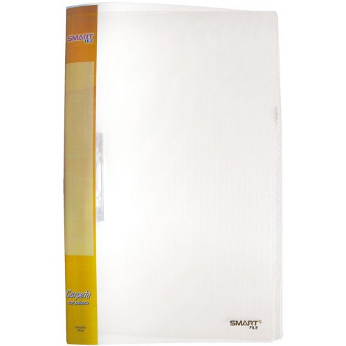 FOLDER PLASTICO CON PALANCA OFICIO SMART 22304 CRISTAL | Mark Soluciones D
