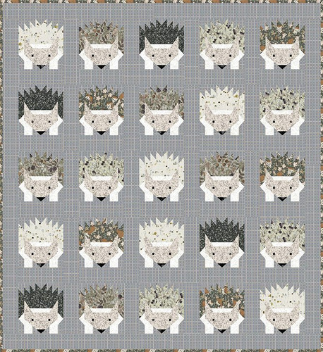 Hazel Hedgehog Quilt Pattern | Stacy's Styles